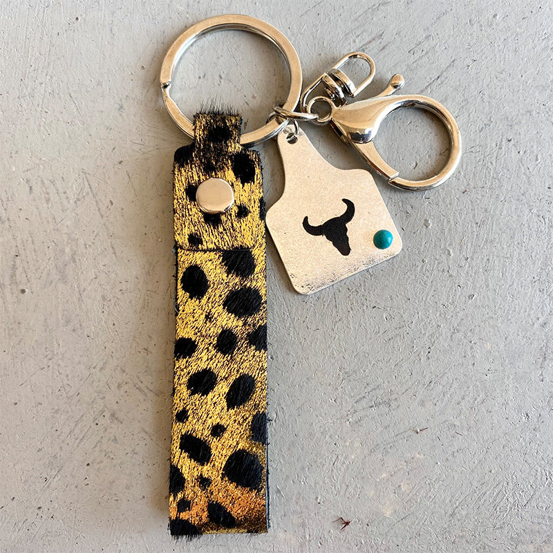 Genuine Leather Alloy Keychain – Exciting Trends